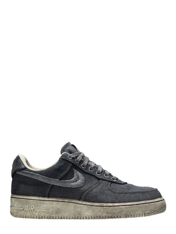 Nike Stussy X Lookout & Wonderland X Air Force 1 Low 'hand Dyed Paris' Sneaker - Black