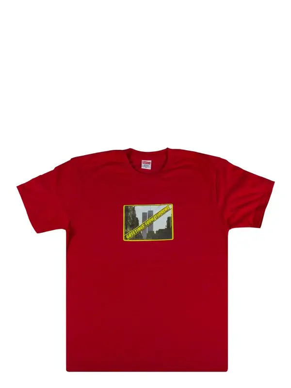 Supreme Greetings From Ny T-shirt - Red