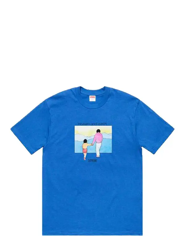 Supreme Heaven And Earth Tee 'royal - Blue