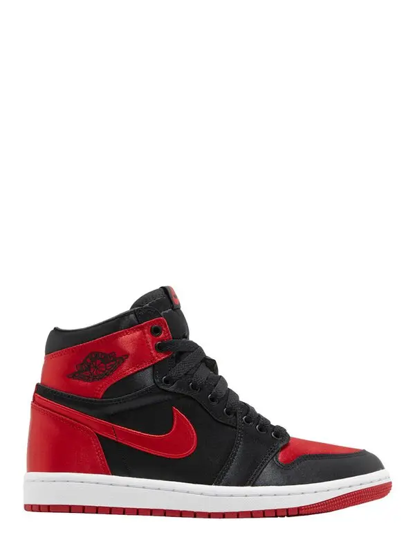 JORDAN 1 Retro High Og Satin Bred Sneakers - Red