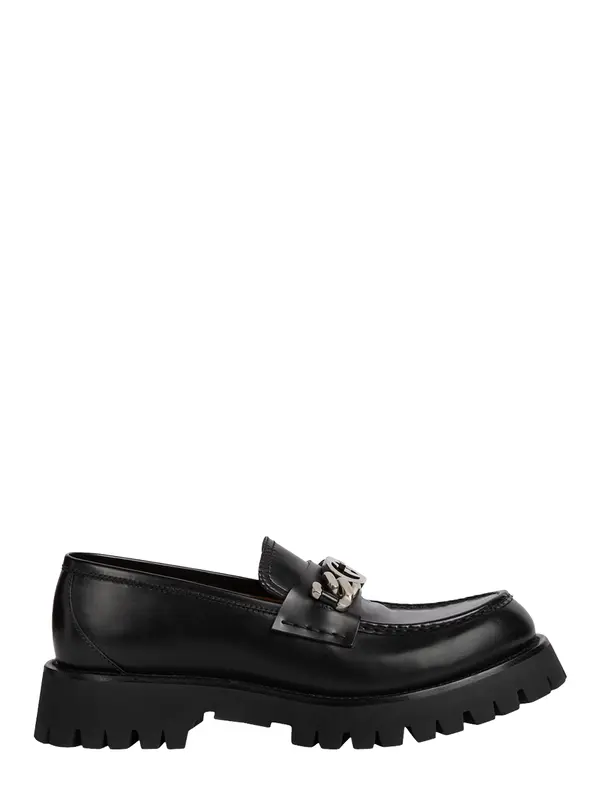 Gucci Loafer With Interlocking G - Black