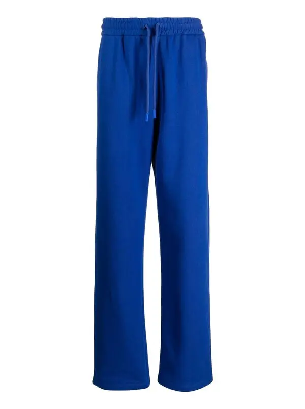 Off-White Diag-stripe Embroidered Track Pants - Cobalt Blue