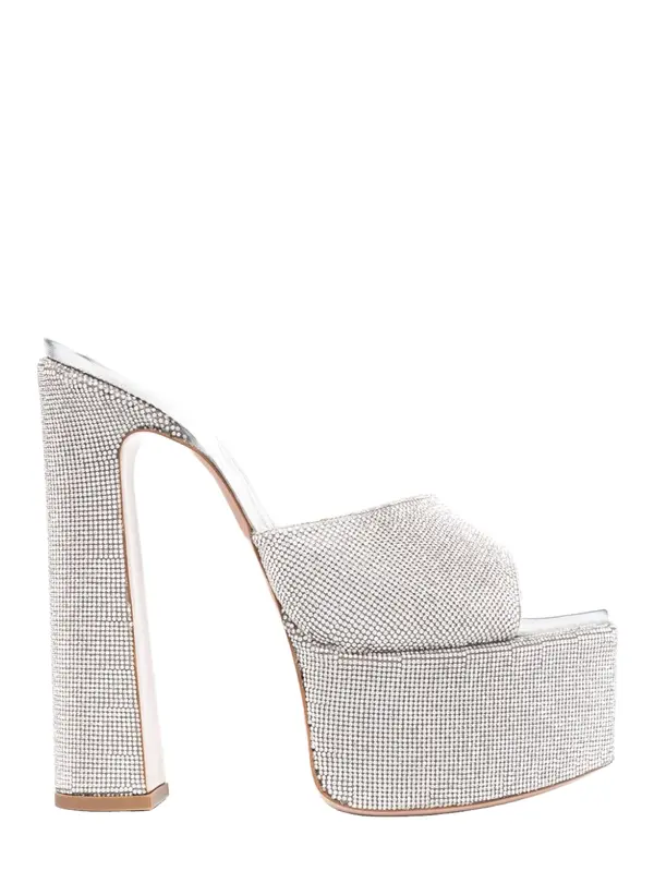 LE SILLA Nina 170mm Platform Sandals - Silver