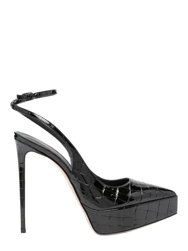 LE SILLA Uma 140mm Slingback Pumps - Black