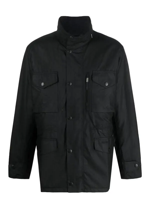 Barbour Sapper Wax-finish Jacket - Black