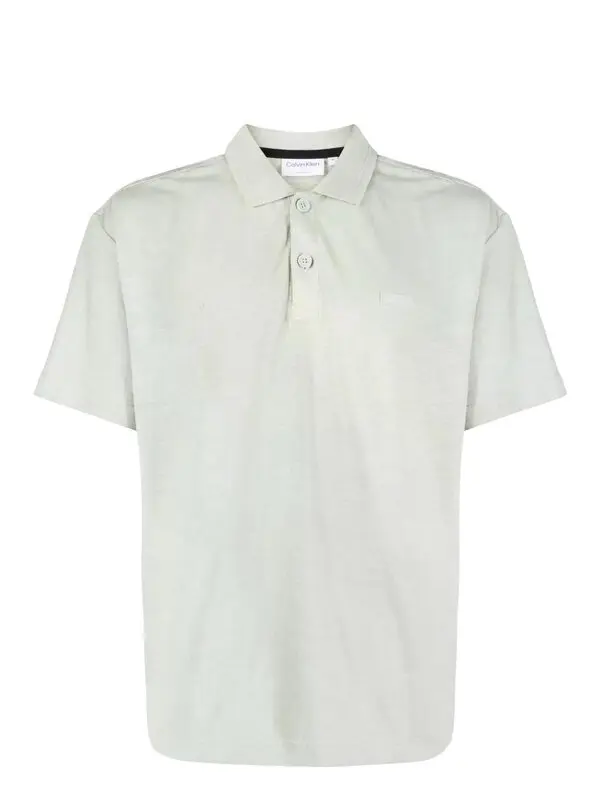 Calvin Klein Short-sleeved Polo Shirt - Pmj Frosted Fern