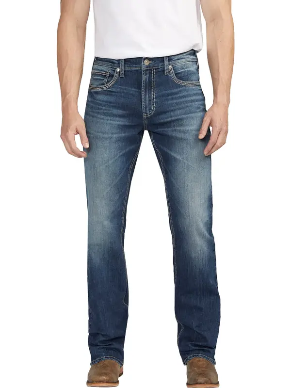 SILVER JEANS CO. Jace Slim Fit Bootcut Jeans - Indigo