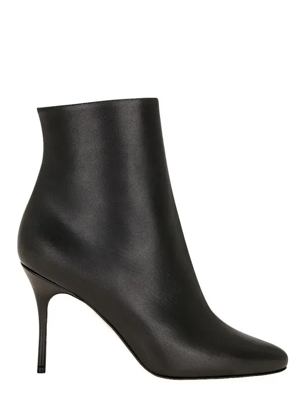 Manolo Blahnik Insopo 90 Leather Boot - Black