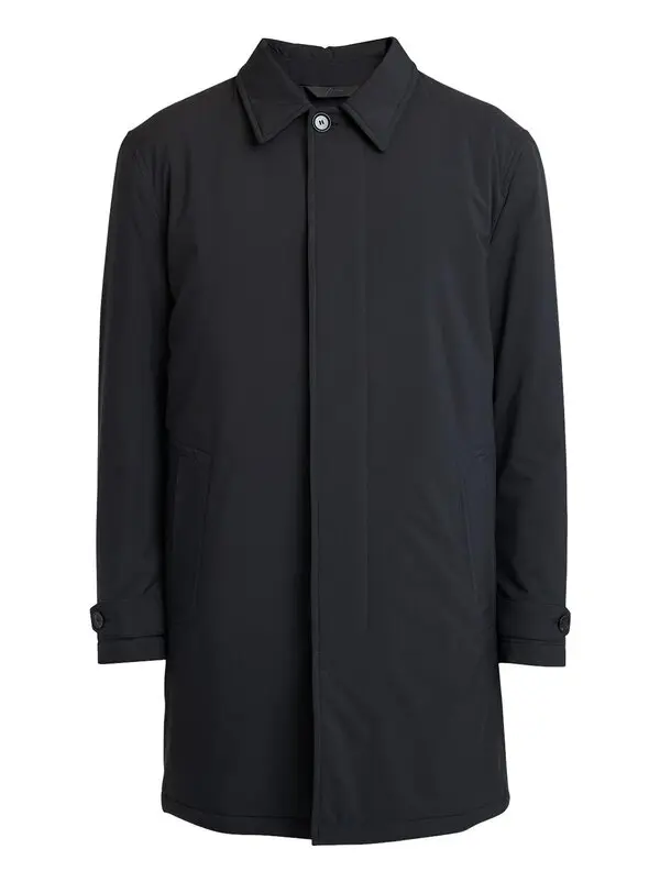 Brioni Technical Fabric Car Coat - Midnight B