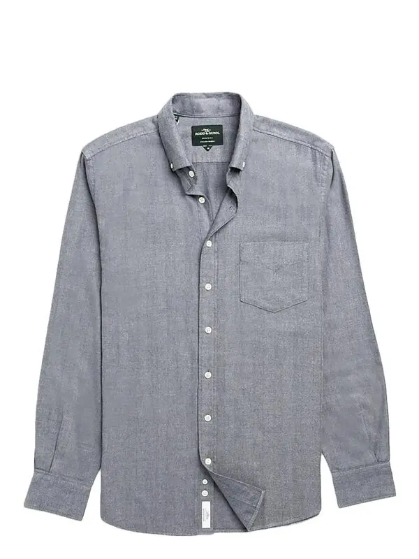 Rodd & Gunn Rodd And Gunn Barrhill Long Sleeve Slim Fit Shirt - Denim