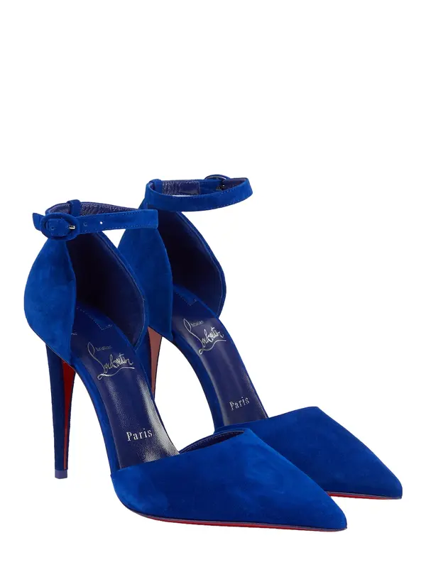 CHRISTIAN LOUBOUTIN Astrida Bride 100 Pumps - Blue