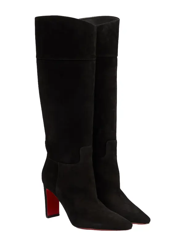 CHRISTIAN LOUBOUTIN Supra Botta 85 Knee-high Boots - Black
