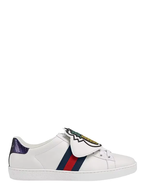 Gucci Ace Pineapple Sneakers - White