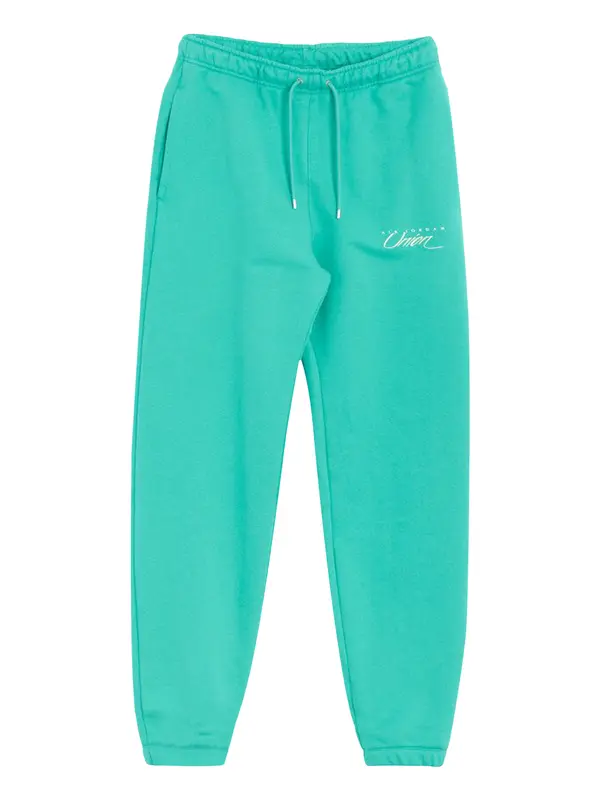 JORDAN X Union Mj Fleece Pants 'kinetic /coconut Milk - Green