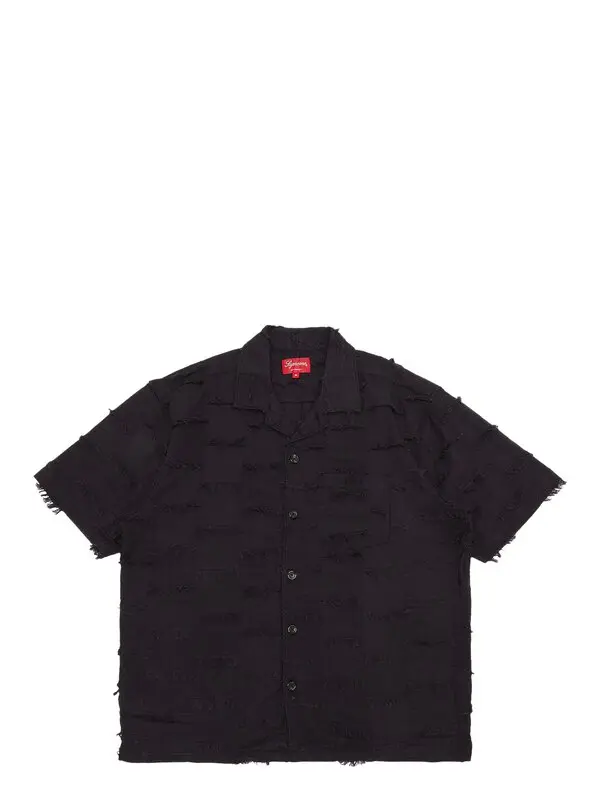 Supreme Patchwork Short-sleeve Shirt - Black
