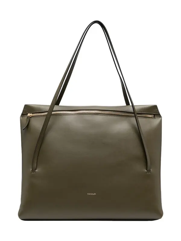 WANDLER Joanna Leather Tote Bag - Green