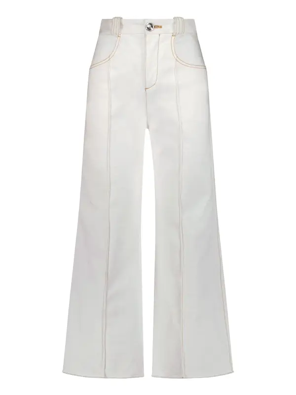 Giambattista Valli Wide-leg Jeans - White