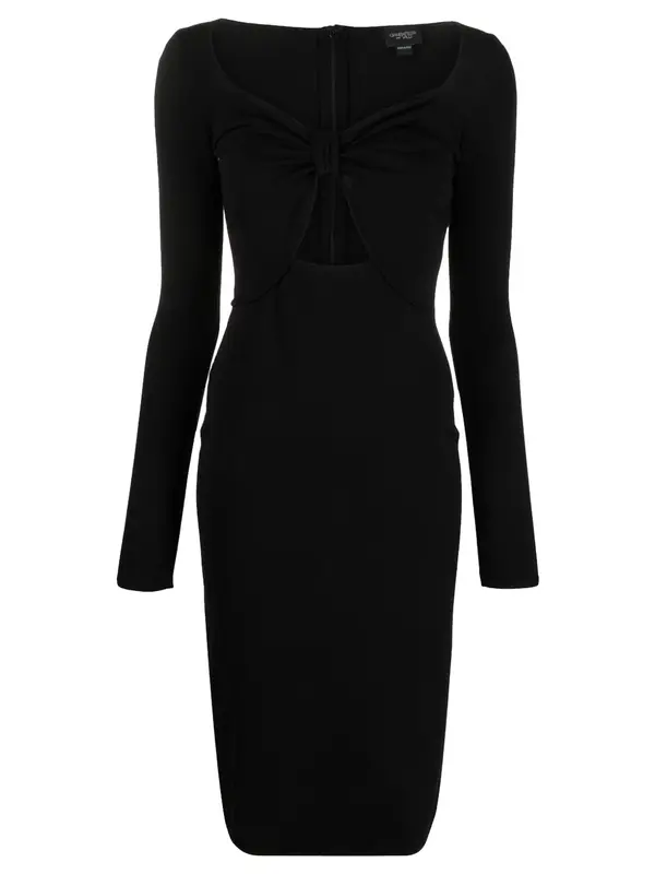 Giambattista Valli Cut-out Midi Dress - Black