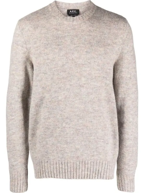 A.p.c. Wool-blend Jumper - Neutrals