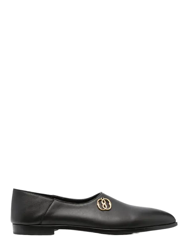Bally Pointed-toe Leather Loafers - Black