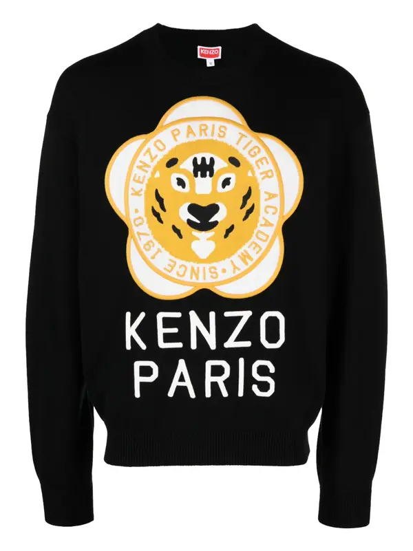 Kenzo Logo-patch Jumper - Black