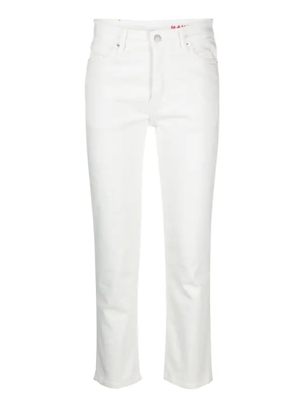 Zadig&Voltaire High-waist Cropped Jeans - White