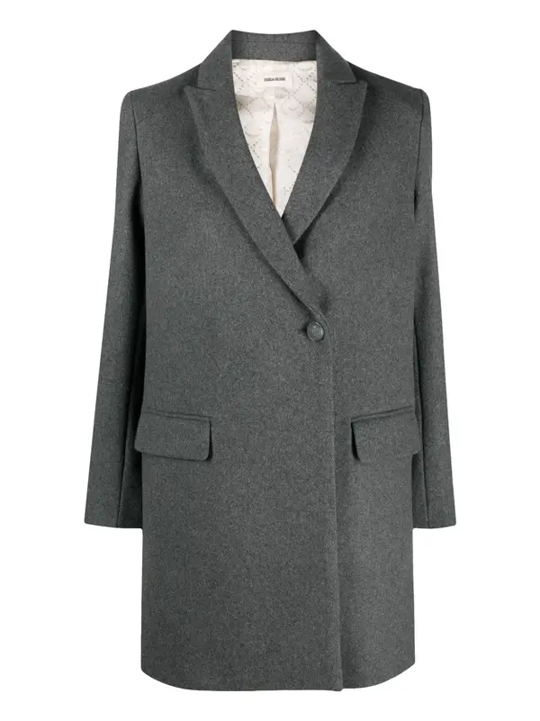 Zadig&Voltaire Double-breasted Coat - Grey