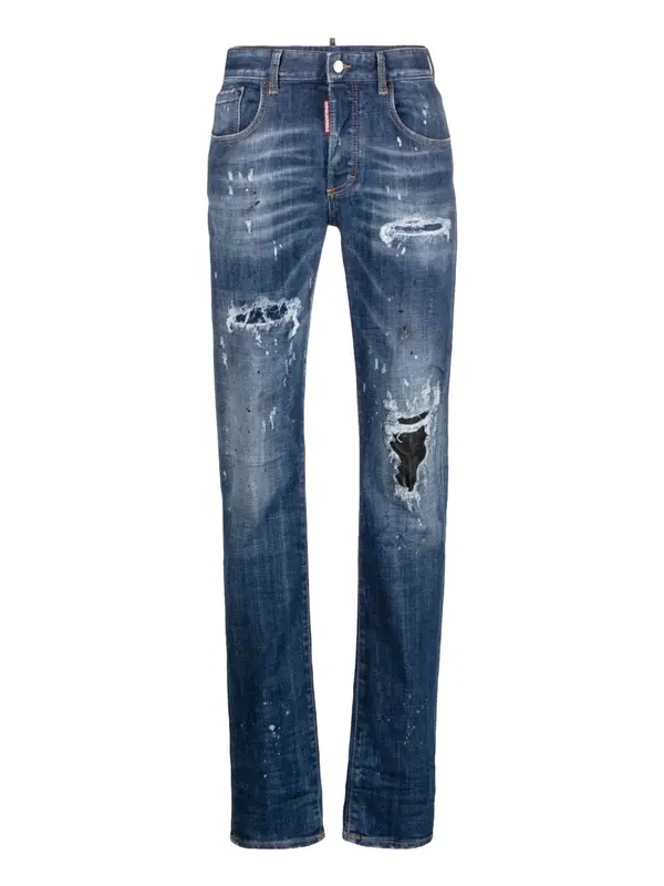 Dsquared2 Mid-rise Jeans - Blue