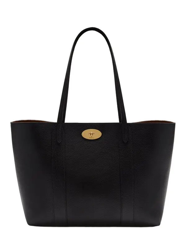 Mulberry Bayswater Tote - Black Small Classic Grain