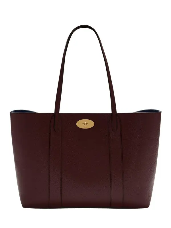 Mulberry Bayswater Tote - Burgundy  Small Classic Grain
