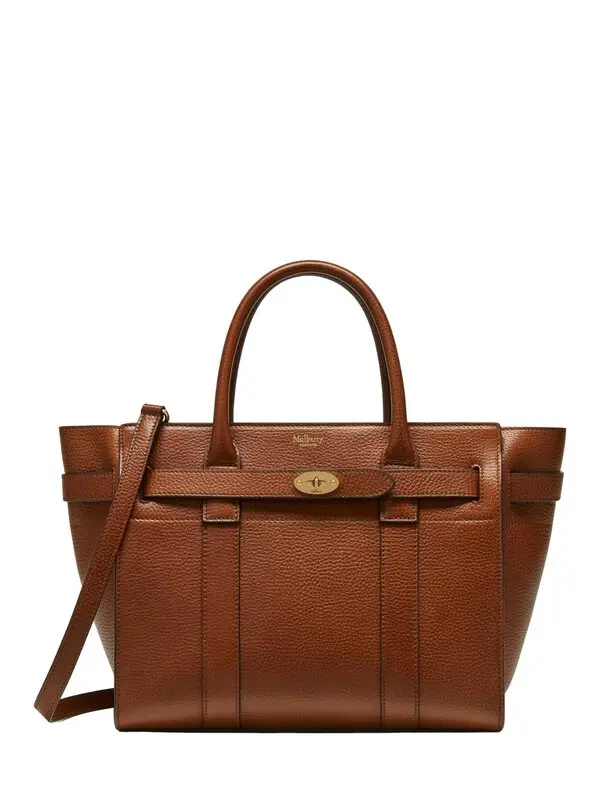 Mulberry Small Zipped Bayswater - Oak Two-tone Small Classic Grain