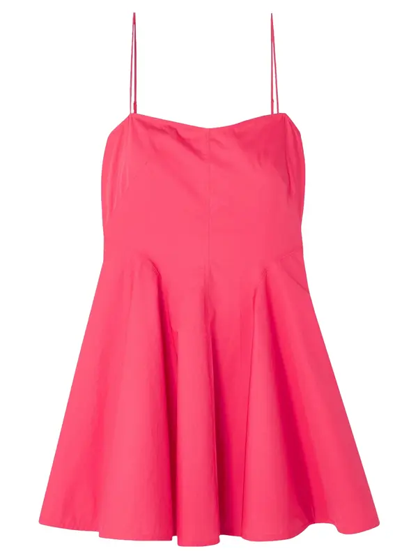 THREE GRACES LONDON Alma Cotton Mini Dress - Fuchsia
