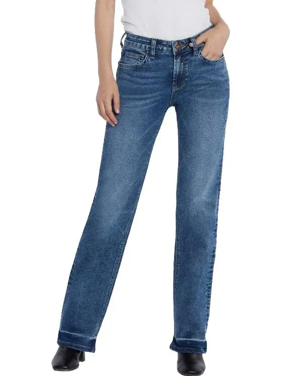 HINT OF BLU Mid-rise Boyfriend Jeans - Art Blue