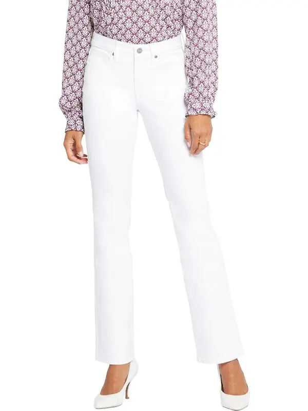 NYDJ Barbara Bootcut Jeans - Optic White