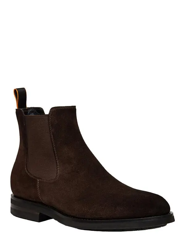 Santoni Enver Chelsea Boot - Dark Brown