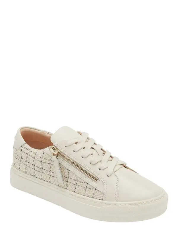 FRANKIE4 Billie Zip Sneaker - Chalk/tweed