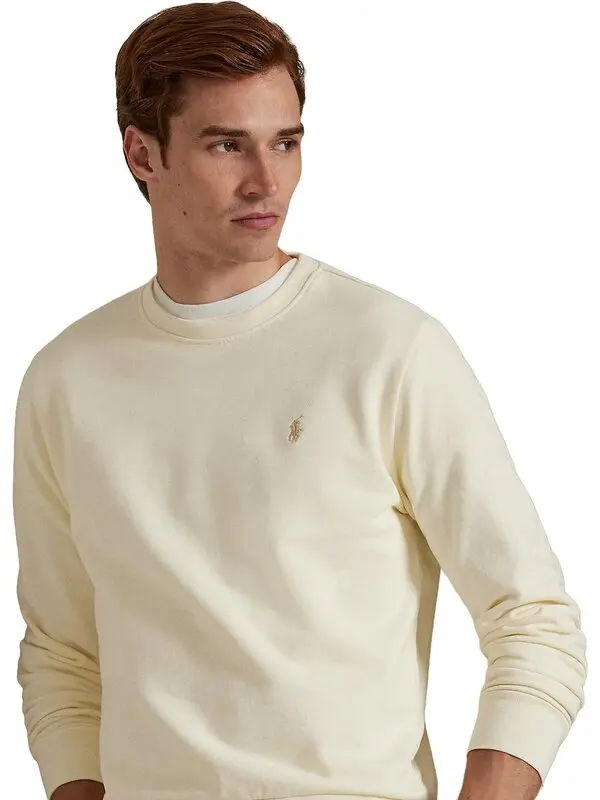 Ralph Lauren Loopback Fleece Sweatshirt - Clubhouse Cream
