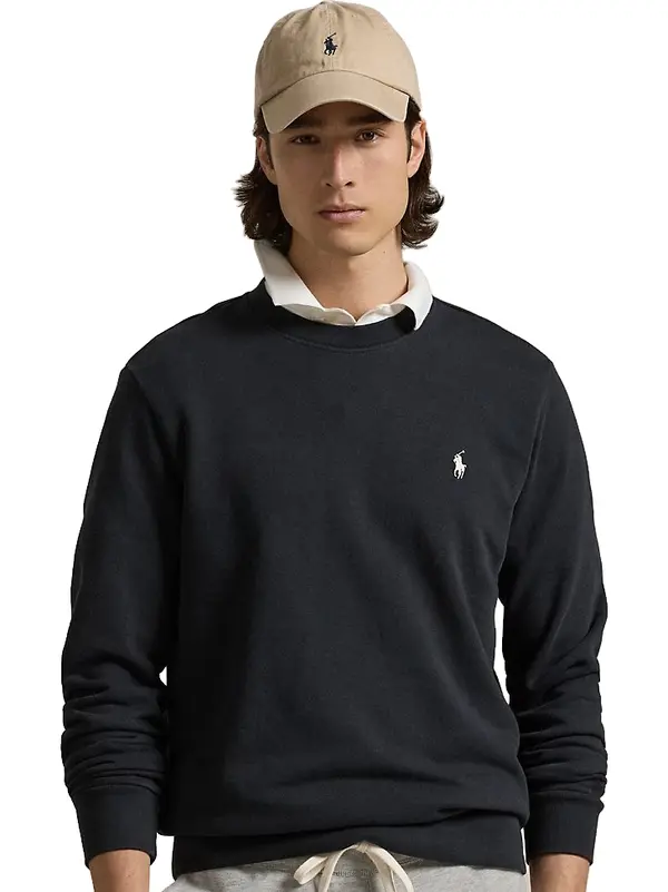 Ralph Lauren Loopback Fleece Sweatshirt - Polo Black