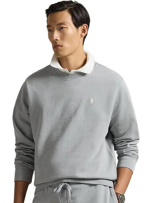Ralph Lauren Loopback Fleece Sweatshirt - Soft Grey