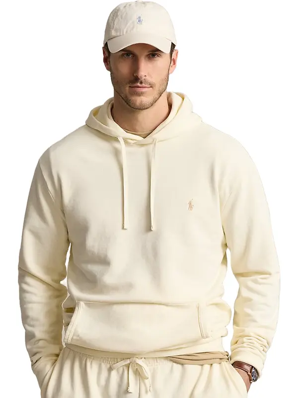 Ralph Lauren Loopback Fleece Hoodie - Clubhouse Cream