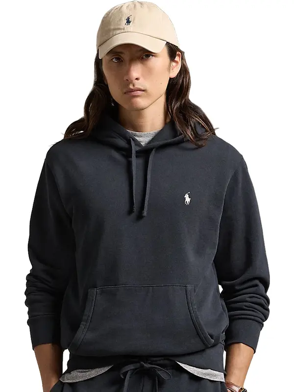 Ralph Lauren Loopback Fleece Hoodie - Polo Black