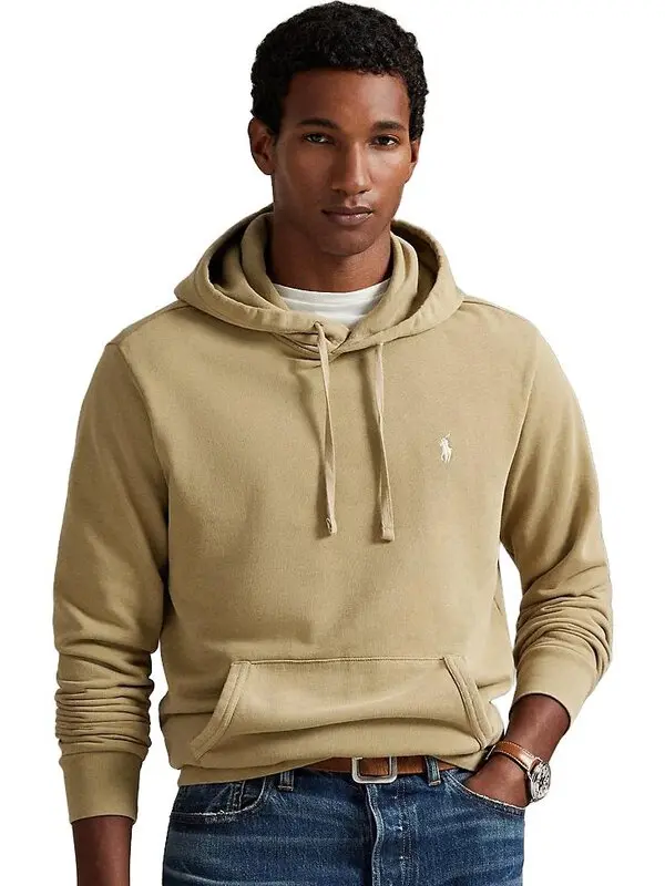 Ralph Lauren Loopback Fleece Hoodie - Rl Khaki