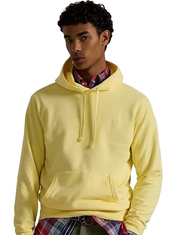 Ralph Lauren Loopback Fleece Hoodie - Wicket Yellow