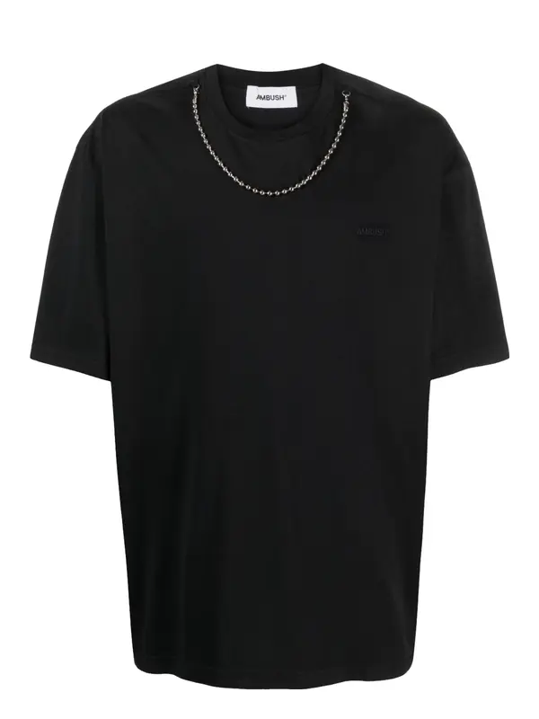 AMBUSH Ballchain Cotton T-shirt - Black