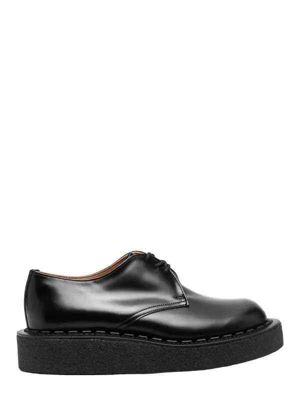Comme Des Garçons Leather Lace-up Oxfords - Black