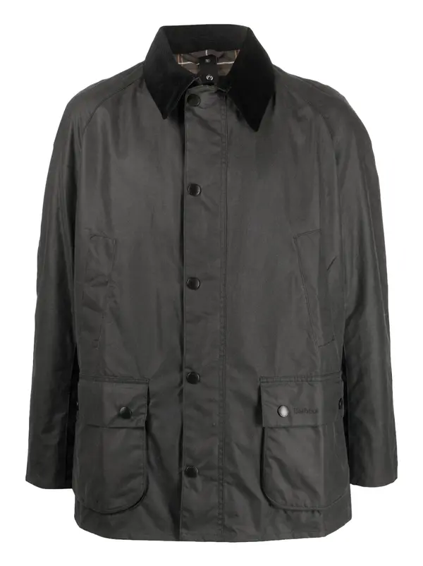 Barbour Ashby Wax Shirt Jacket - Grey