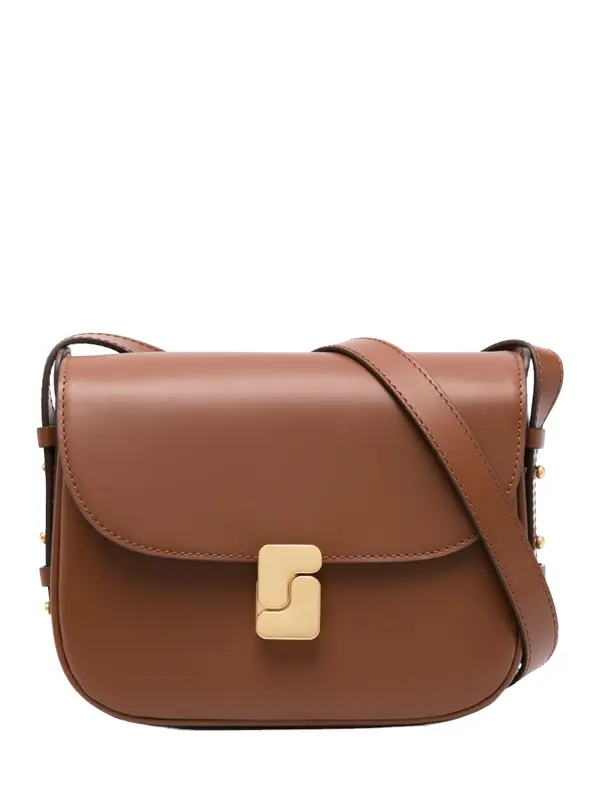 Soeur Bellissima Leather Crossbody Bag - Brown