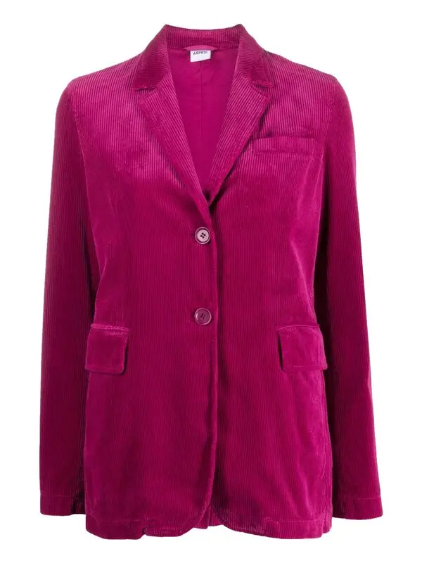 Aspesi Three-pocket Corduroy Blazer - Pink