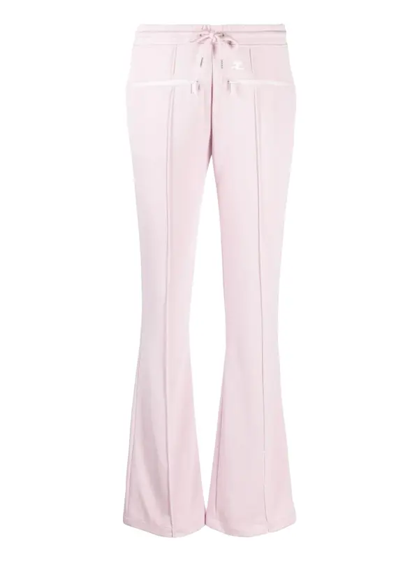 COURREGES Interlock Flared Trousers - Pink