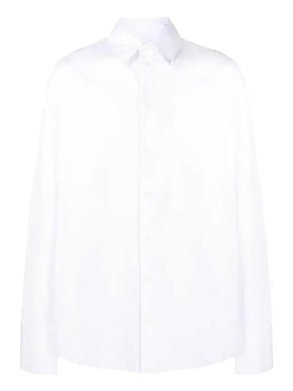 424 Button-up Cotton-blend Shirt - White